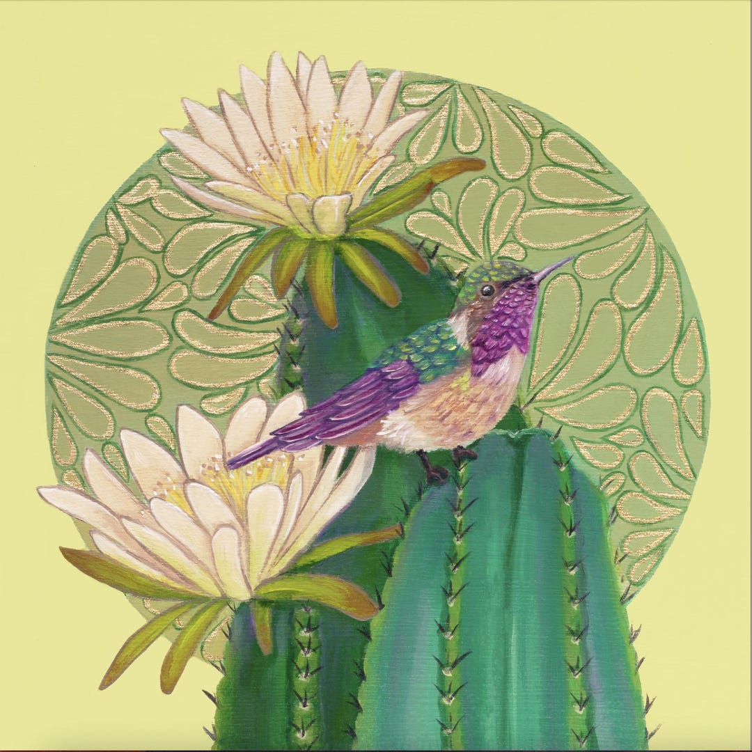 Colibrí Reposando- Print, Mexican Art - Etsy