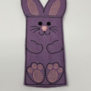 Set of 6 Easter Bunny Felt Candy Bar Sleeves - Etsy