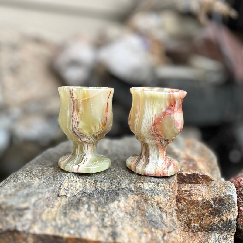 Stone Shot Glasses - Etsy