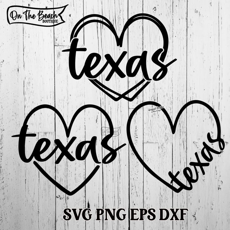 Heart of Texas - Etsy