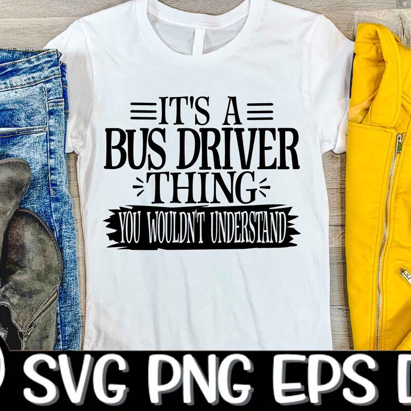 Bus Driver Svg - Etsy