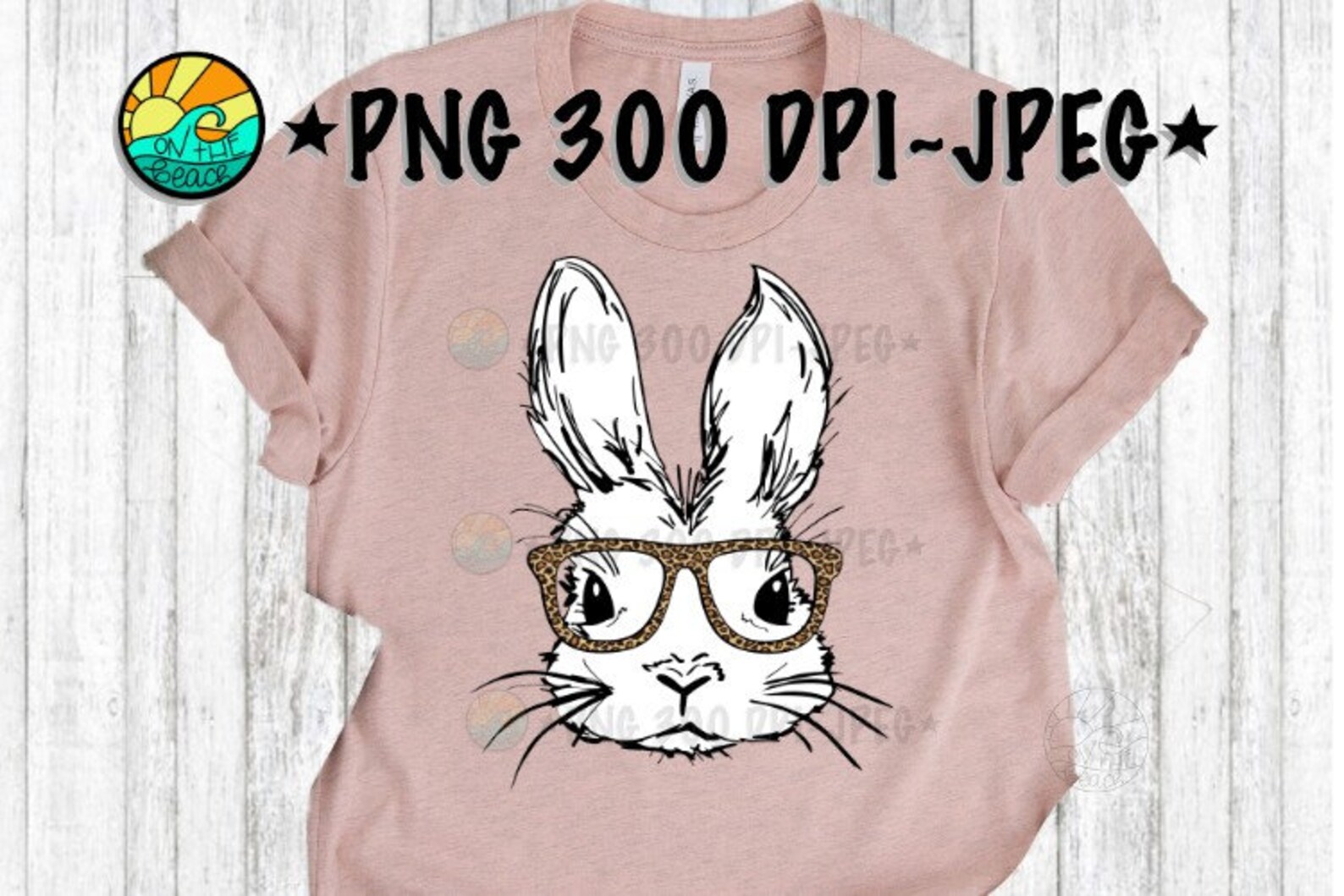 Easter Bunny With Glasses Bunny With Glasses Bunny With - Etsy