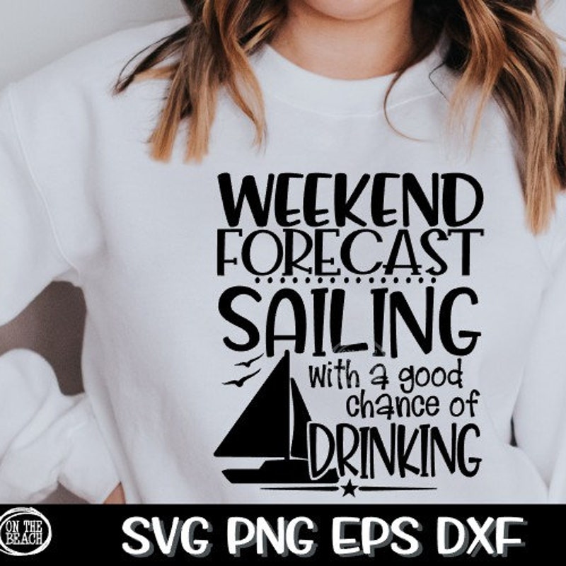 Boat Weekend Svg - Etsy