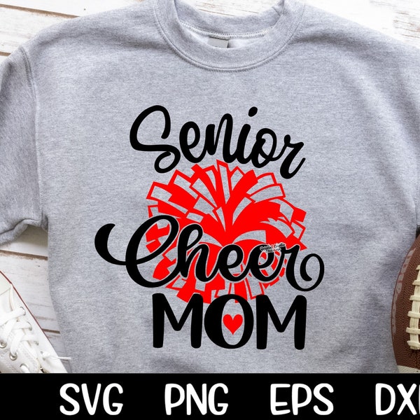 Senior Cheer Mom Svg - Etsy