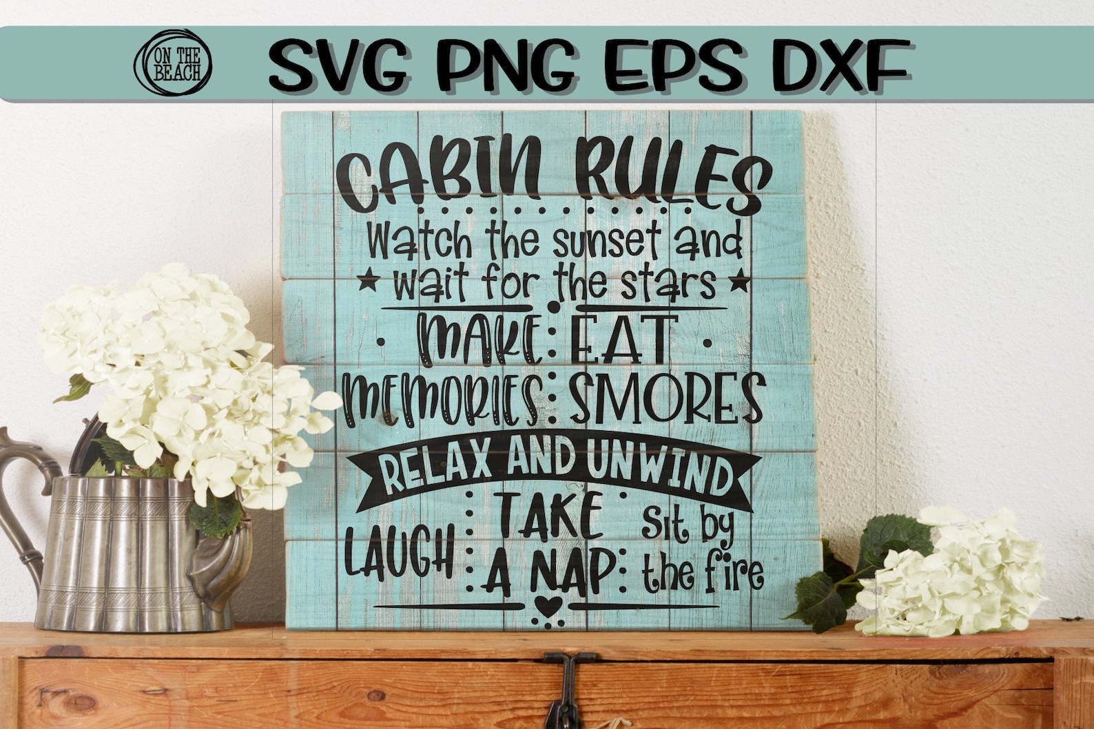 Cabin Cabin Svg Cabin Rules Cabin Rules Sunset Svg | Etsy