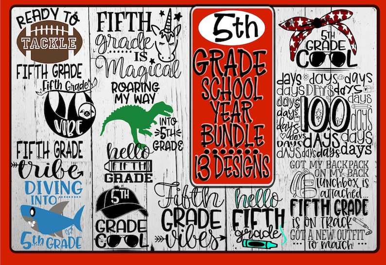 BACK TO SCHOOL Bundle - 8 Bundles Incl - 76 Designs - Head Start - Pre ...