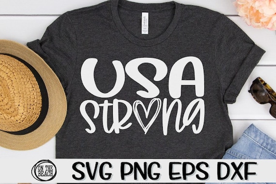 Usa Strong Usa Strong Svg USA USA Svg America America | Etsy