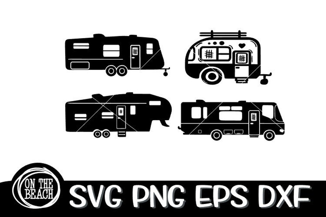 Camper, Camper Svg, Fifth Wheel Svg, Class A Svg, Camping Bucket ...