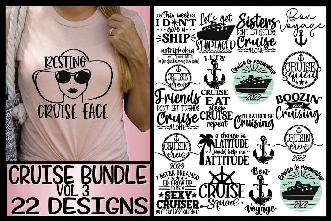 Cruise SVG Bundle Cruise Ship Cruise Shirt PNG Anchor Boat Vacation ...
