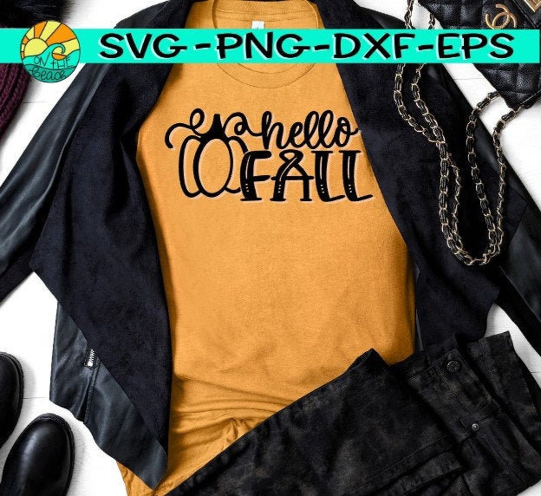 Hello Fall, Hello Fall Svg, Hello, Hello Svg, Love Fall Svg, Autumn ...