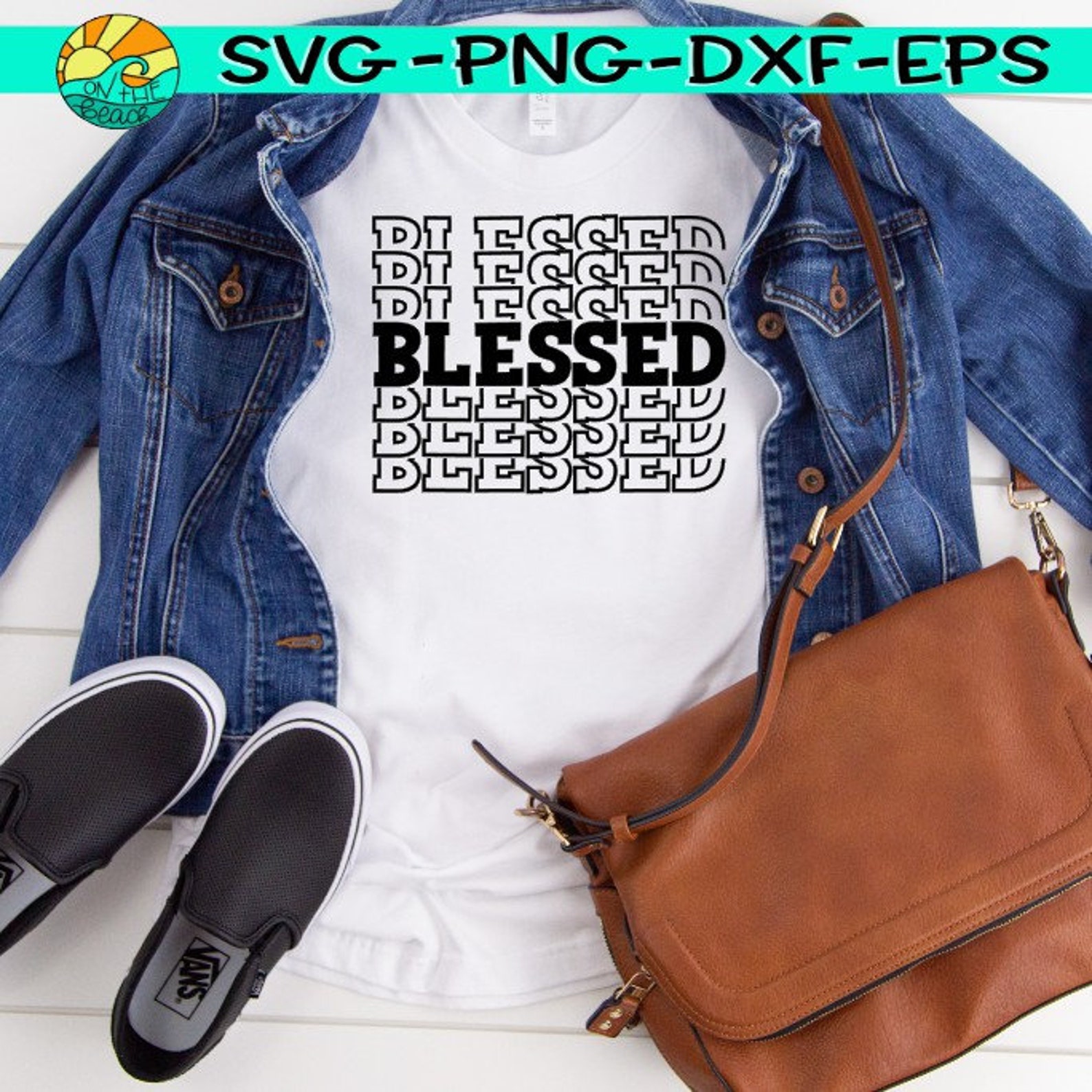 Blessed, Blessed Svg, Blessed Words, Blessed Words Svg, Christian ...