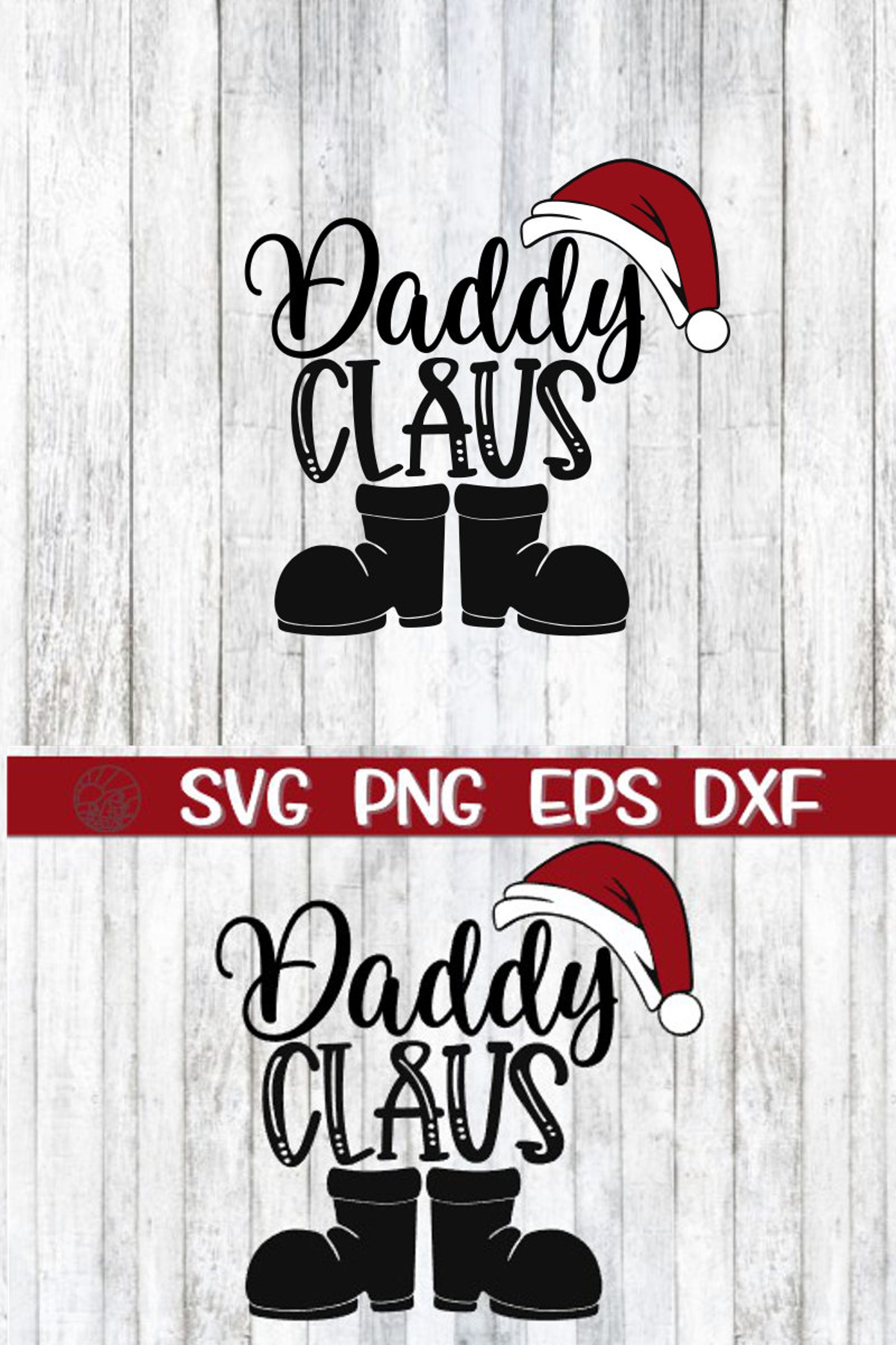 Daddy Claus Daddy Claus Svg Santa Claus Svg Daddy Daddy | Etsy