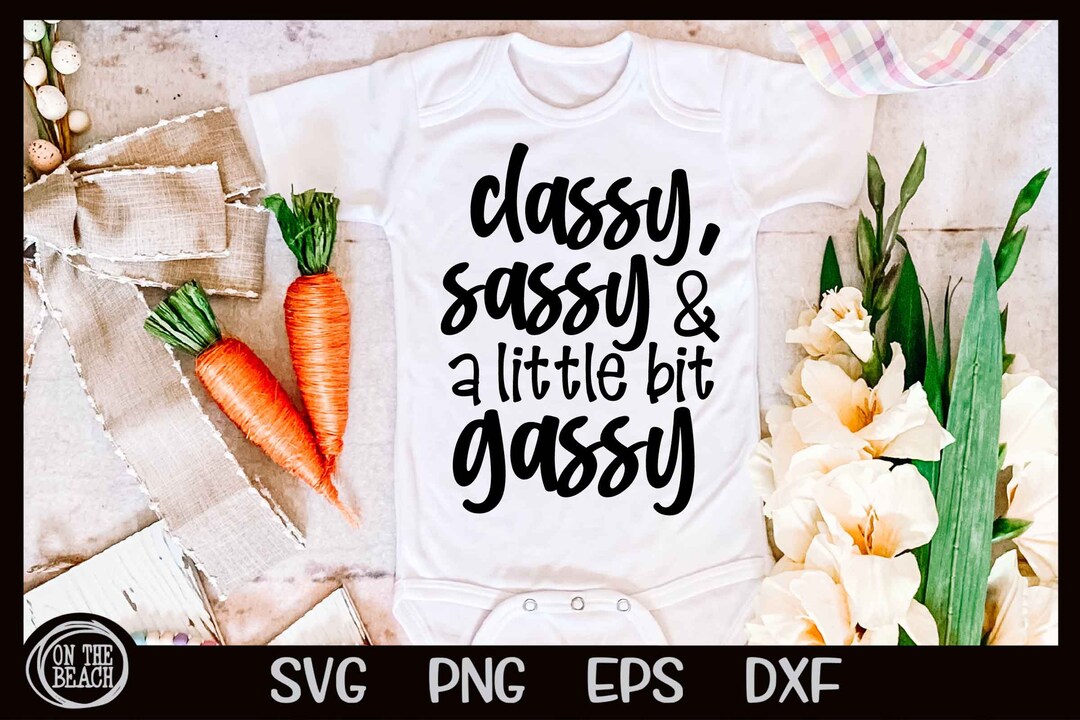 Classy Sassy and A Little Bit Gassy SVG Cut File Cricut Commercial ...