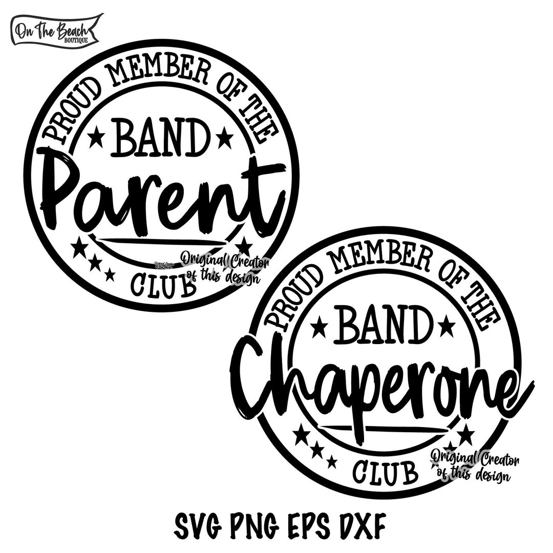 Band Parent Svg, Band Chaperone Proud Dad Band Mom Club Band Svg Mom Svg Friday Night Friday ...