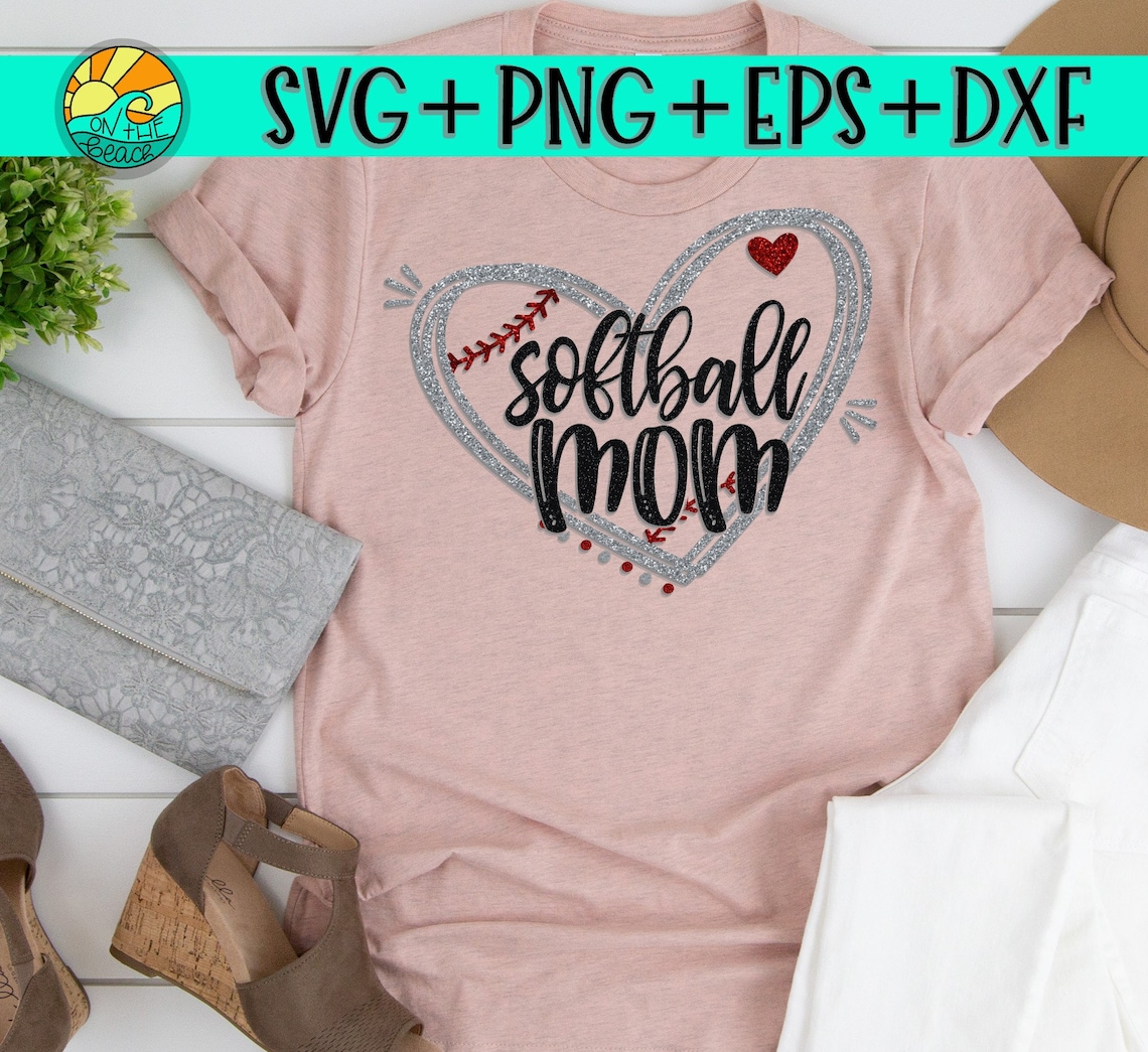 Softball Mom Softball Mom Softball Mom Glitter Softball Mom - Etsy
