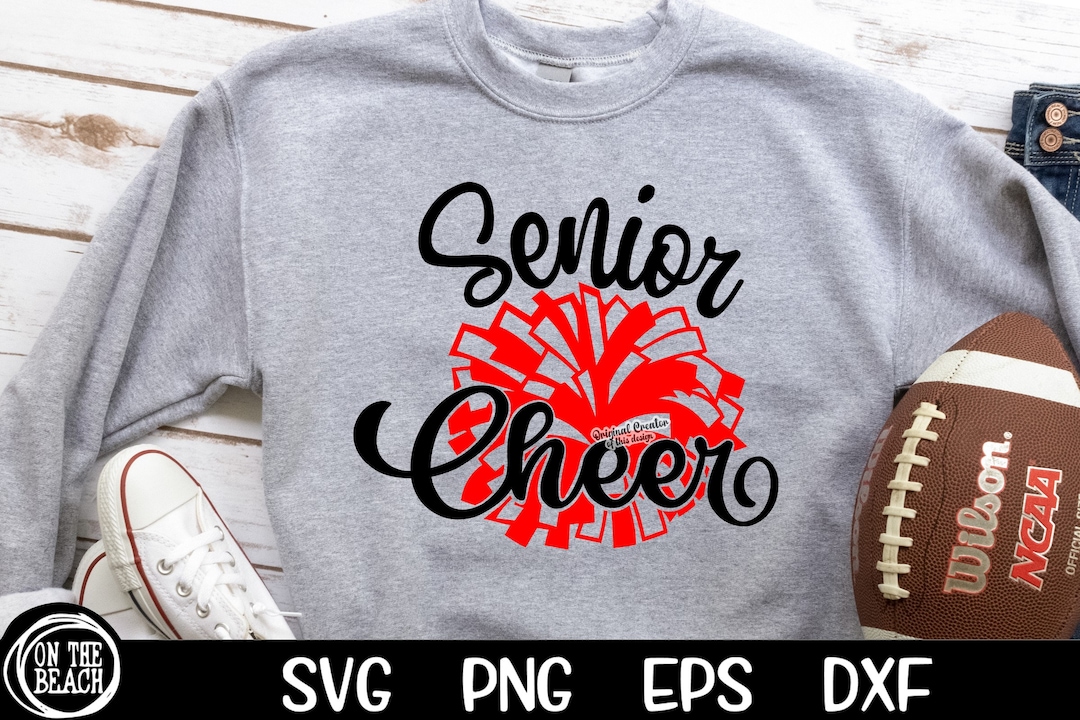 Senior Cheer Svg Cheerleader Svg Friday Night Football Mom Cheerleading ...