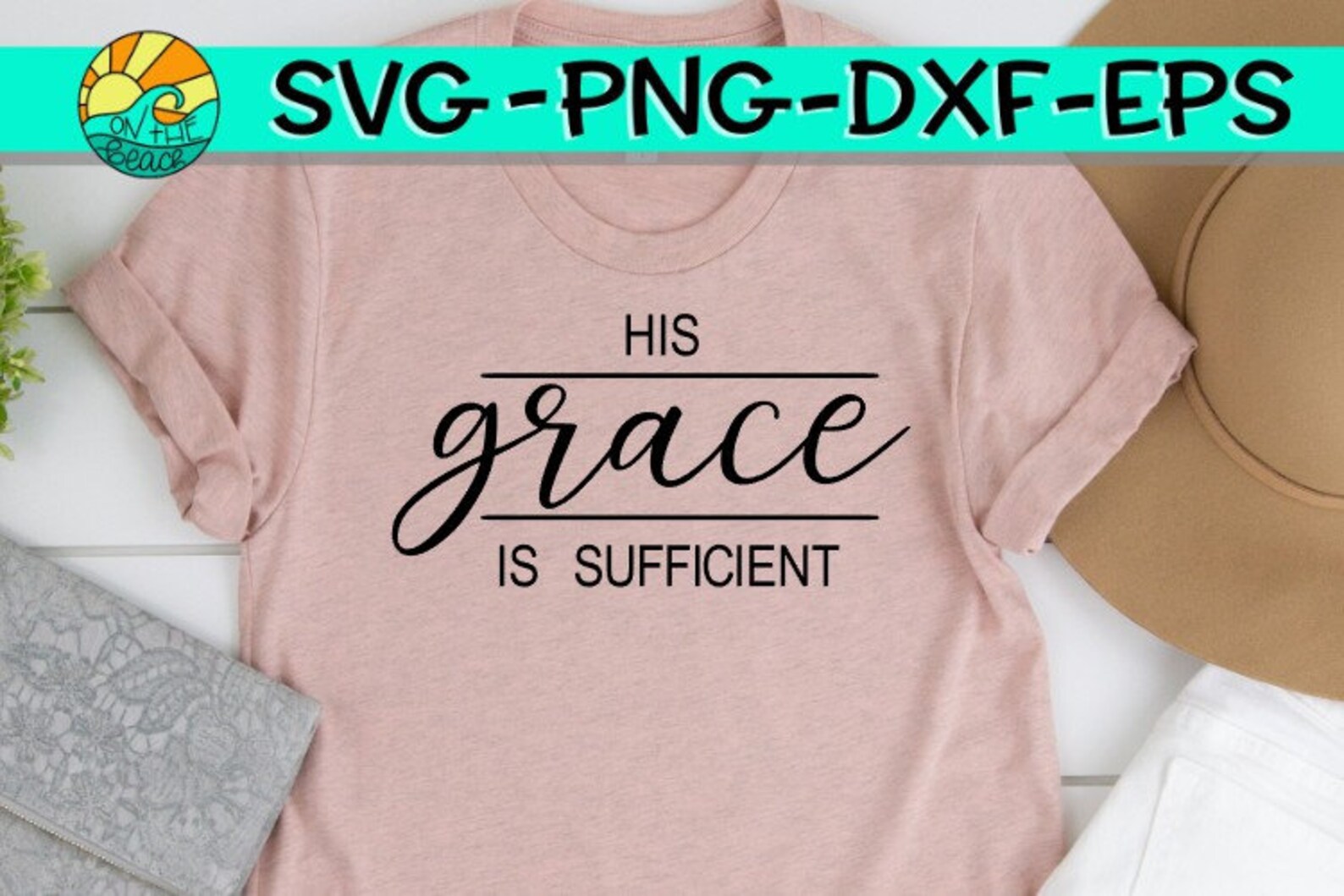 Grace Svg, Grace, His Grace, His Grace is Sufficient, His Grace is ...