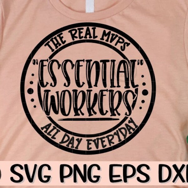 Essential Worker Svg - Etsy