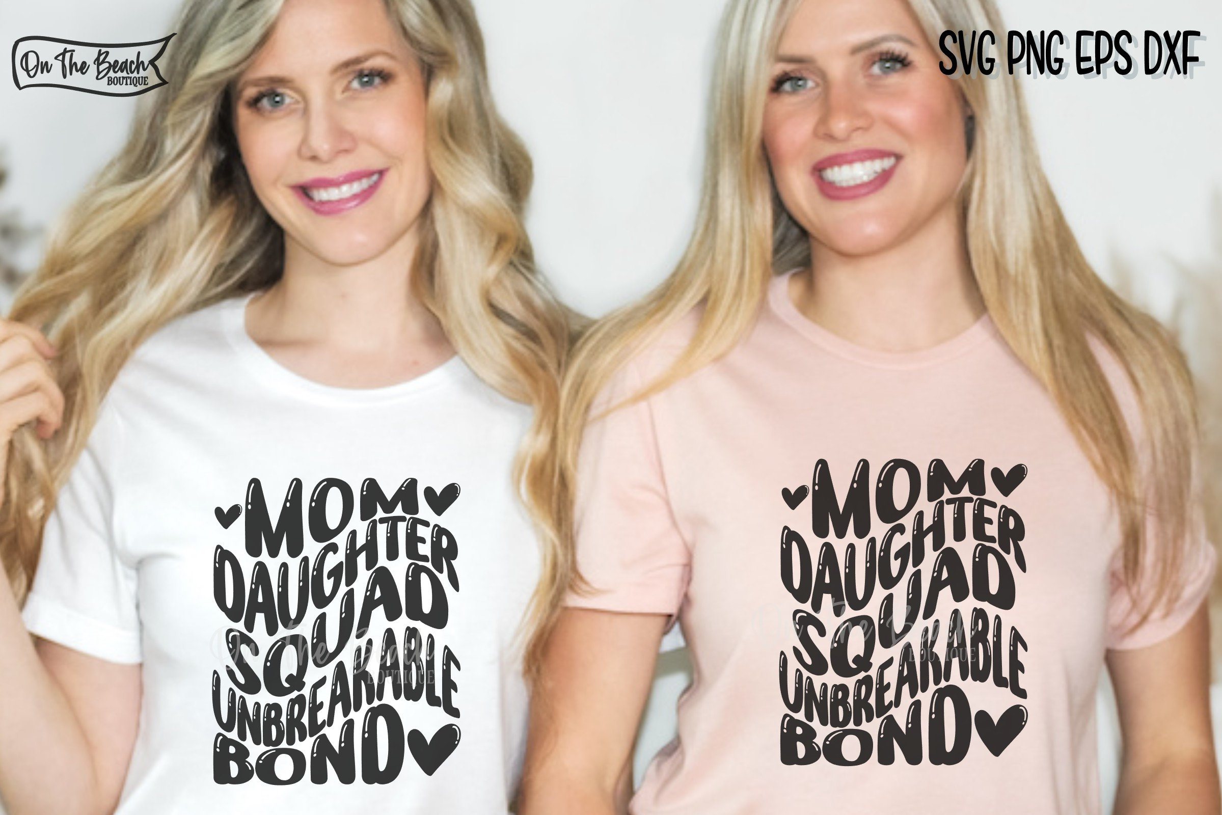 Mom Daughter Squad, Mom Daughter Squad Svg, Unbreakable Bond ...