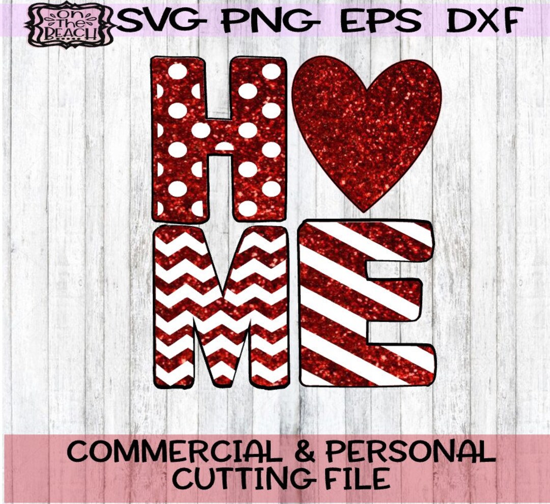 Home Heart Home Heart Svg Home Heart Glitter PNG - Etsy
