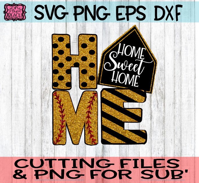 Home Sweet Home Baseball Svg Baseball Life Svg Baseball Mom - Etsy