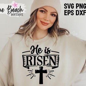 Easter Easter Svg He is Risen He is Risen Svg Risen Risen - Etsy