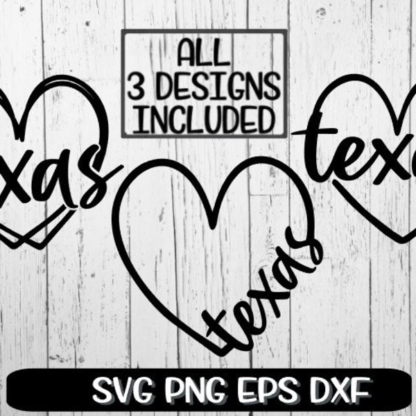 Heart of Texas - Etsy