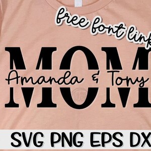 Mom, Mom Svg, Mom Split, Mom Split Svg, Mom Split Monogram, Mom Split ...