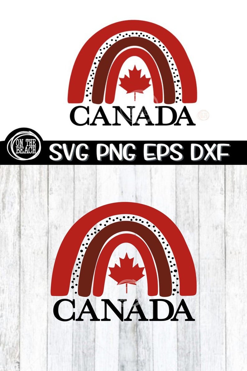 Canada, Canada Svg, Rainbow Canada Svg Canada Rainbow Svg, Rainbow ...