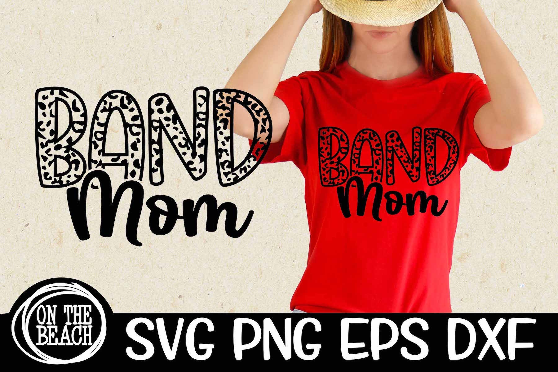 Band Mom Leopard Letters Band Mom Band Svg Mom Svg Friday - Etsy