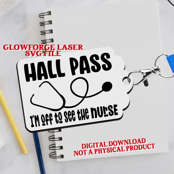 Glowforge Hall Passes Svg Etsy