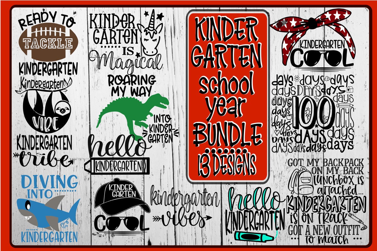 BACK TO SCHOOL Bundle 8 Bundles Incl 76 Designs Head - Etsy