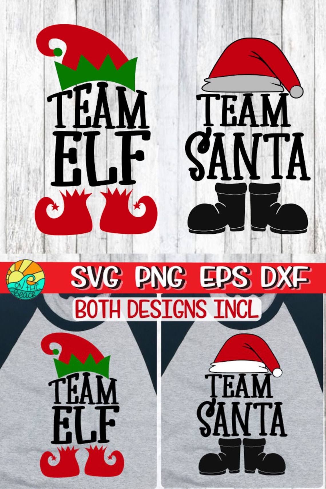 Team Elf Team Elf Svg Team Santa Team Santa Svg Elf Svg - Etsy