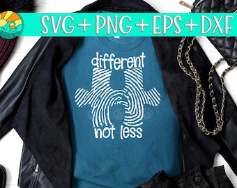 Different Not Less Svg - Etsy