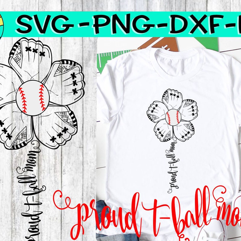 Baseball Glove Flower Svg - Etsy