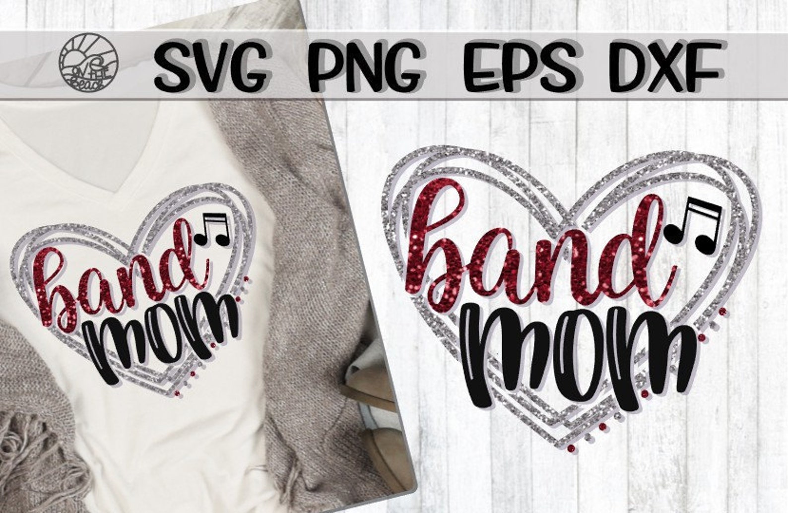 Band Mom SVG Band Svg Mom Svg Cut Cutting Sublimation Cricut Friday ...