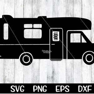 Class C Svg, Camper Svg, Motorhome Svg, RV Svg, Campground Svg, Camping ...