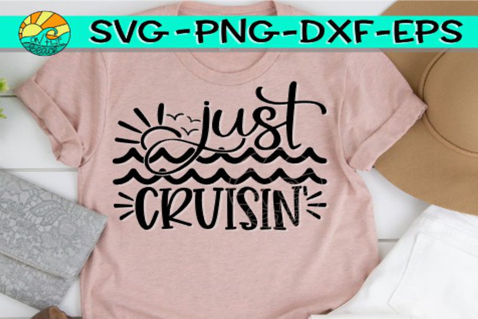 Just Cruisin Just Cruisin Svg Cruising Svg Crusin Svg | Etsy