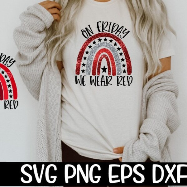Red Friday Svg - Etsy