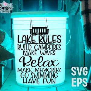 Lake, Lake Svg, Lake Rules, Lake Rules, Relax Svg, Memories Svg, Porch ...