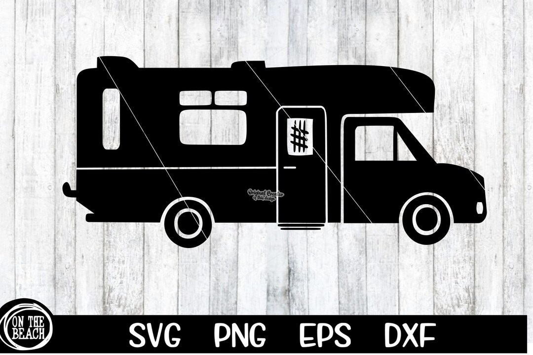 Class C Svg, Camper Svg, Motorhome Svg, RV Svg, Campground Svg, Camping ...