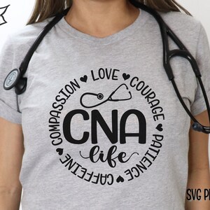 CNA, CNA Svg, Certified Nurse Assistant Svg, Nurse Gift, Nurse Svg ...