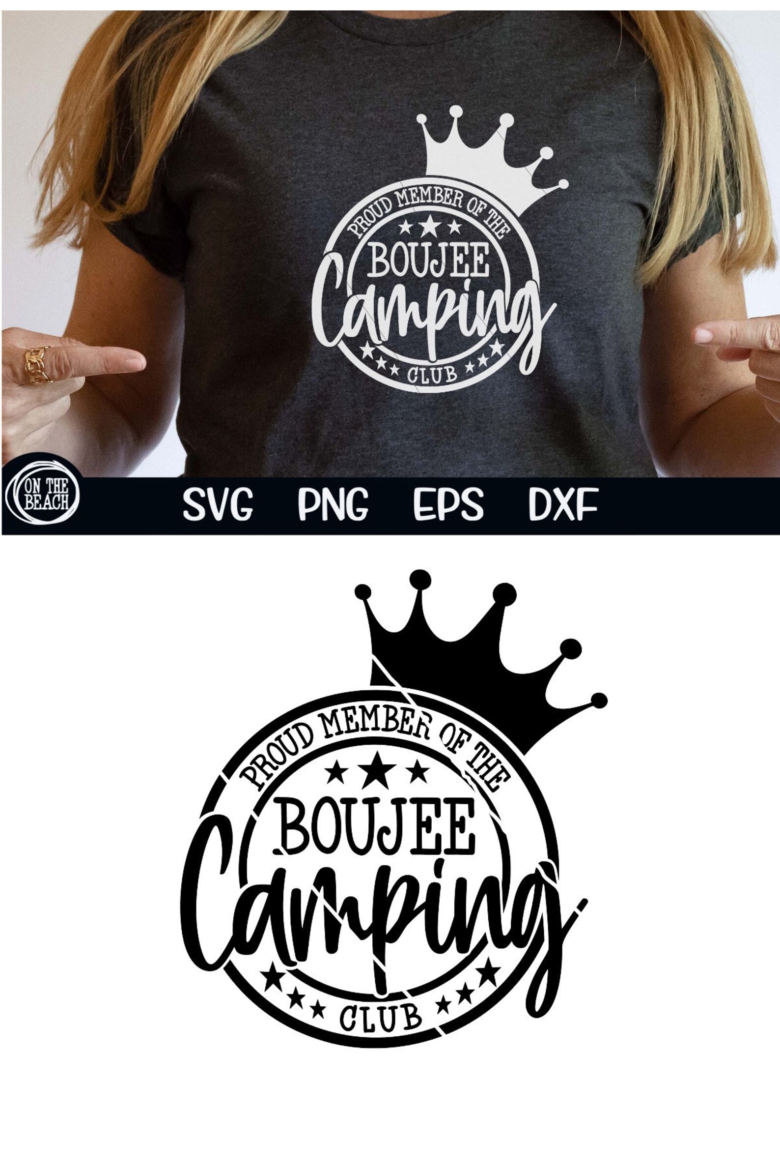 Proud Member of the Boujee Camping Club Svg Camper Campground - Etsy