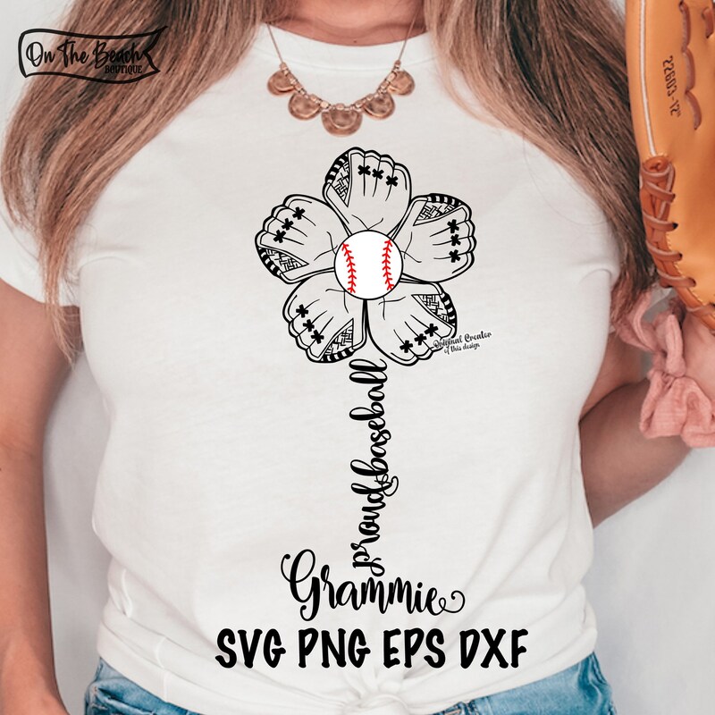 Baseball Glove Flower Svg - Etsy
