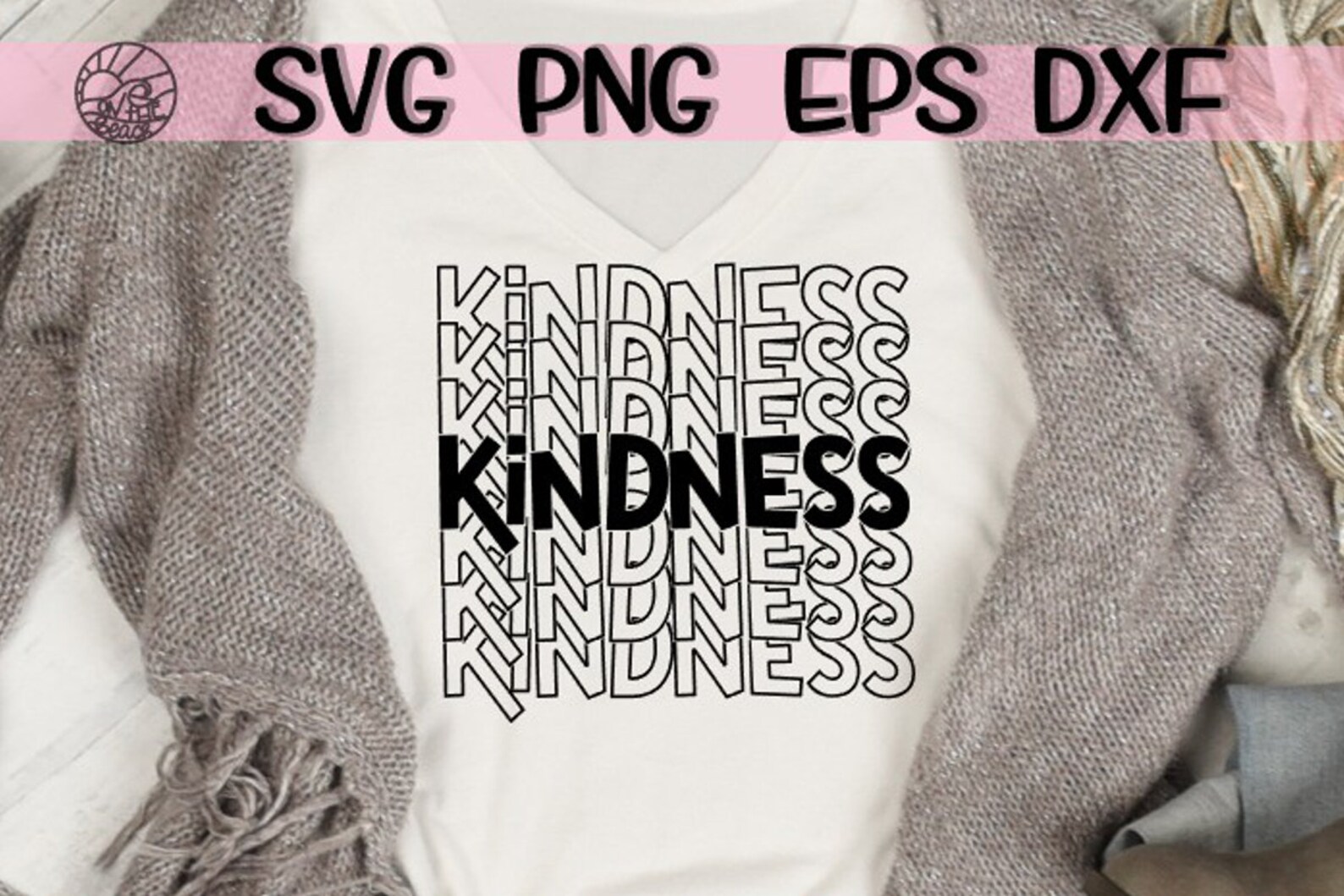 KINDNESS Bundle - Vol 2- 10 Designs Included, Kind, Kind Svg, Kindness ...