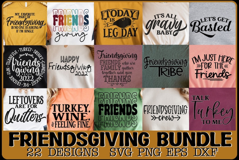 Friendsgiving Svg Friendsgiving Png Thanksgiving Png Friends - Etsy