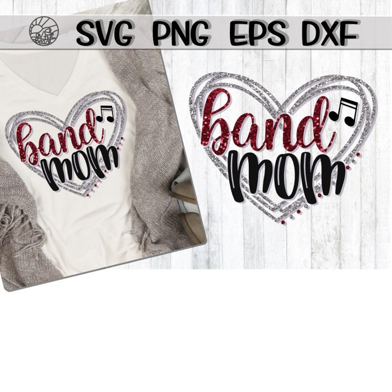 Band Mom SVG Band Svg Mom Svg Cut Cutting Sublimation Cricut Friday ...