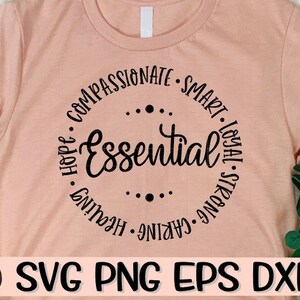 ESSENTIAL WORKER, Essential, Essential Svg, Essential Employee Svg ...