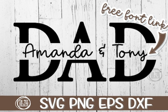 Dad Dad Svg Dad Split Dad Split Svg Dad Split Monogram | Etsy