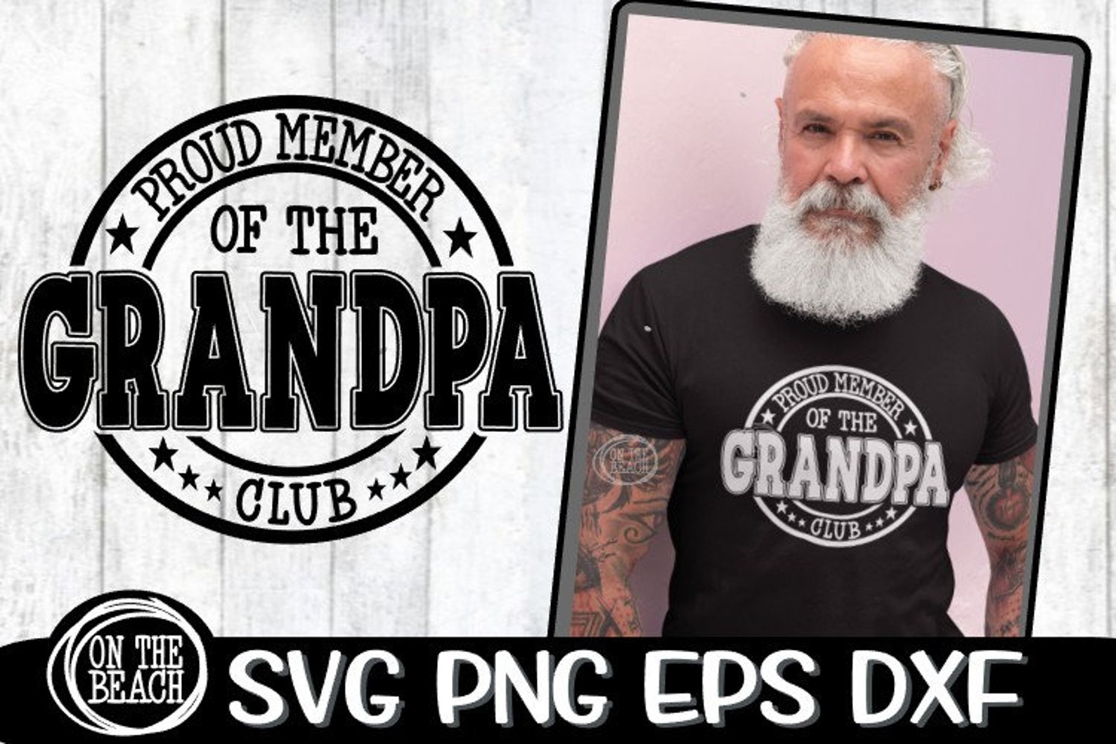 Grandpa Svg, Proud Member of the Grandpa Club, Proud Member of the ...